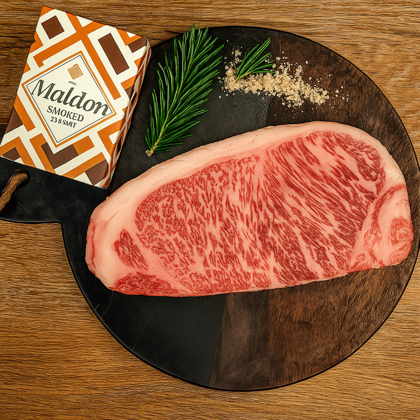 900 Days Grain Fed Japanese A5 Wagyu SUMMO Sirloin Steak – Humans of Wagyu EU Online Shop